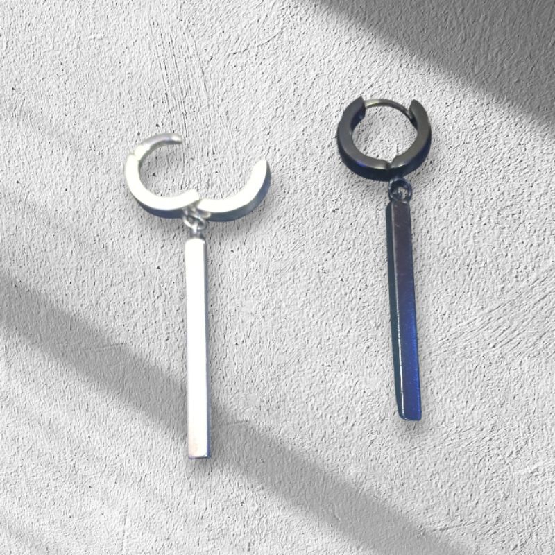 Jual Anting hoop zorro korea rumbai titanium proa dan wanita | Shopee ...
