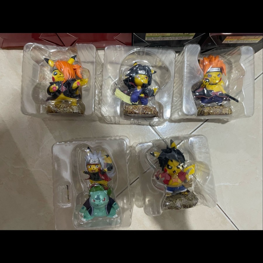 Jual Figure Pikachu Naruto Pikachu One Piece Pikachu Slamdunk GIFT ...