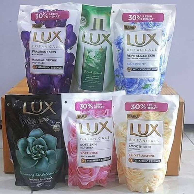 Jual LUX Sabun Cair 450ml Kartonan | Shopee Indonesia