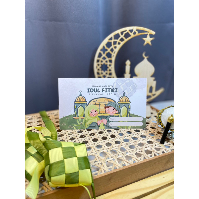 Jual GREETING CARD LEBARAN / KARTU UCAPAN LEBARAN / GREETING CARD IDUL ...