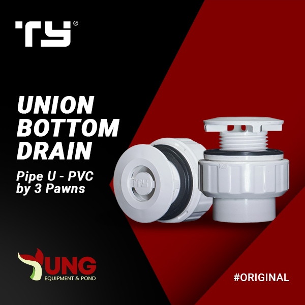 Jual TY Drainage Union / Bottom Drain Pipa Pipe U – PVC by 3 Pawns | Shopee Indonesia