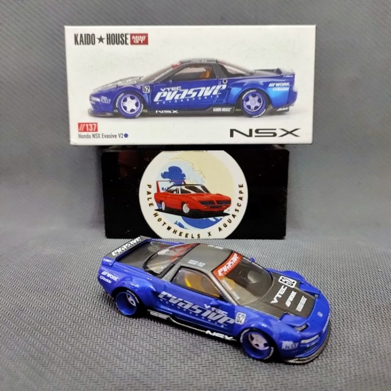 Jual MINI GT KAIDO HOUSE HONDA NSX EVASIVE V2 KHMG137 Blue/Biru UNSEAL ...