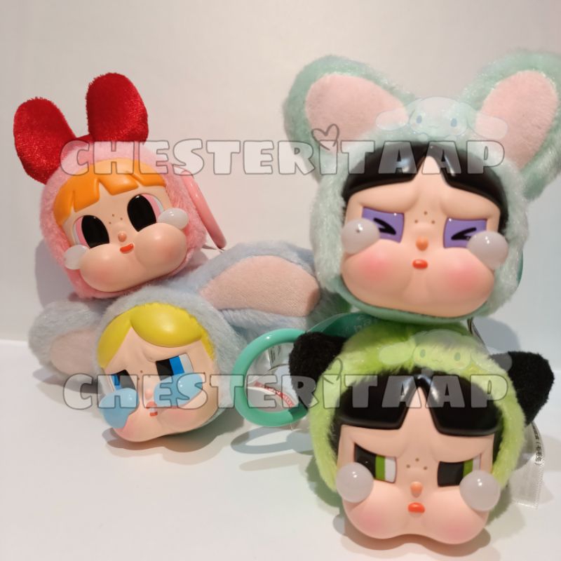 Jual Cry Baby PPG Powerpuff Girls Plush Blossom Bubbles Buttercup Bunny ...
