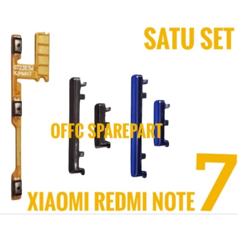 Jual FLEXIBEL + TOMBOL LUAR ON OFF VOLUME XIAOMI REDMI NOTE 7 / 7 PRO TOMBOL SET FLEXSIBEL ON ...