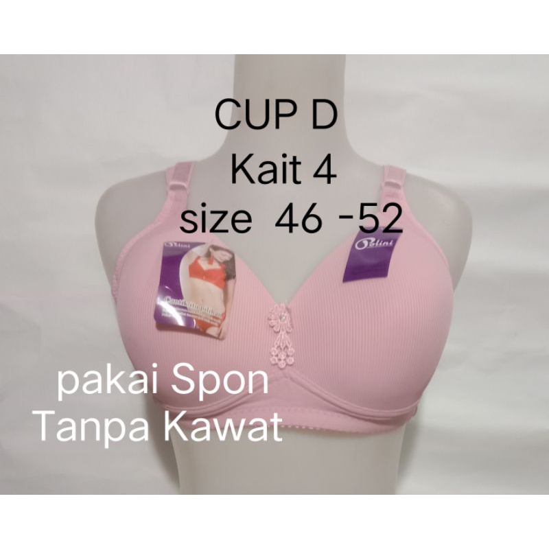 Jual BH Cup D Big Cup A171 size 46 - 52 Jumbo BH Besar BRA Remaja ...