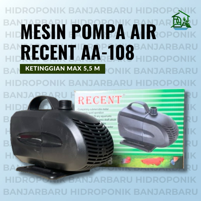 Jual MESIN RECENT AA 108 MAX 5,5 METER 115 WATT POMPA AIR CELUP POMPA ...