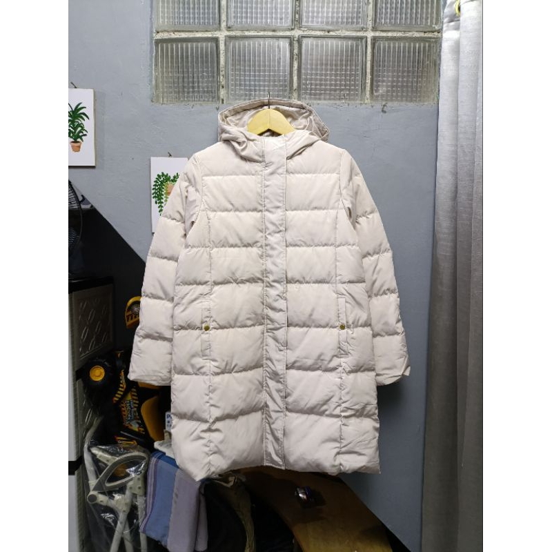 Jual Uniqlo Long Coat Reflective Down Puffer Jacket | Shopee Indonesia