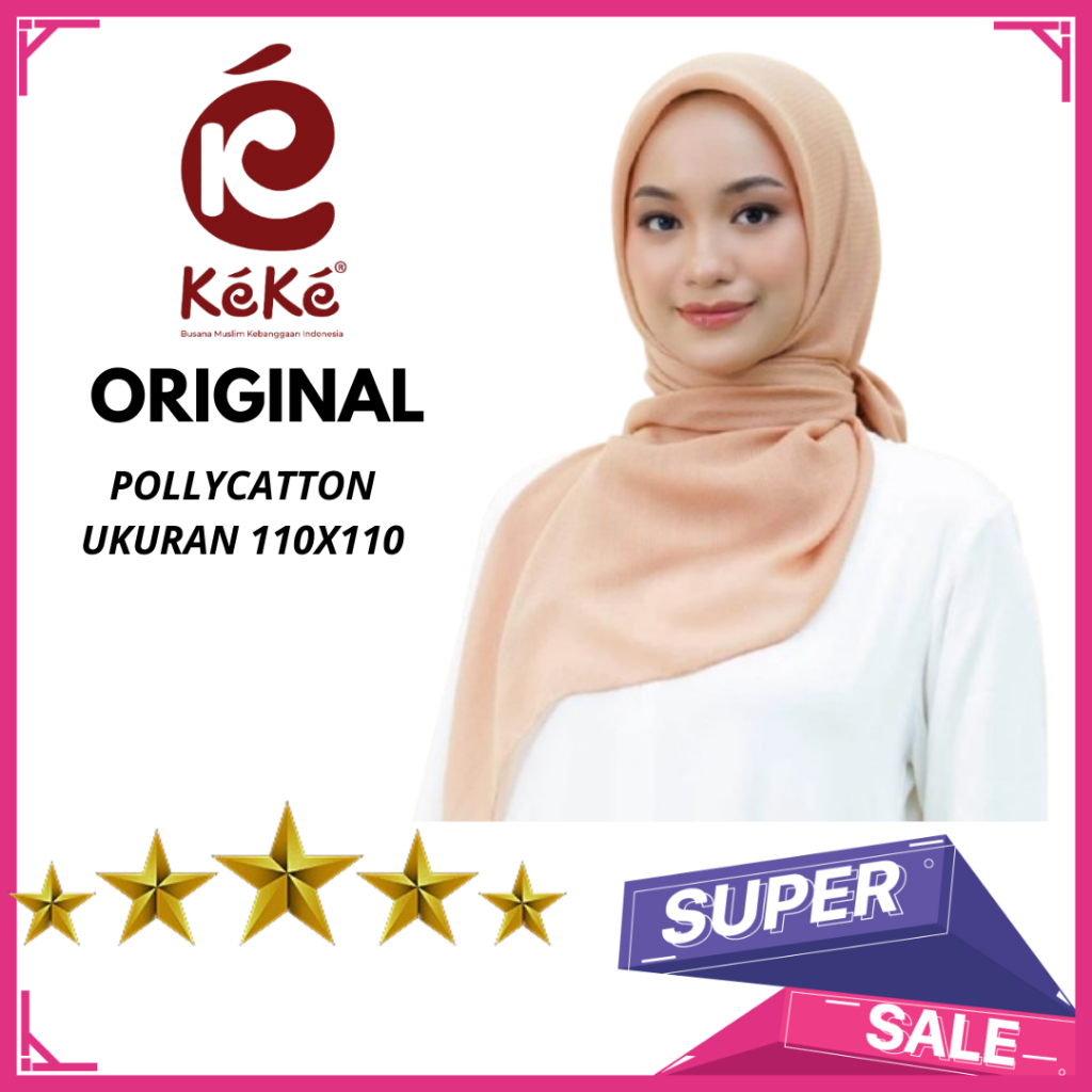 Jual KEKE HIJAB SEGIEMPAT KARMILA SCARF SQUARE DAILY CASUAL VOAL POLOS 115 x 115cm HS HJ RICIS ...