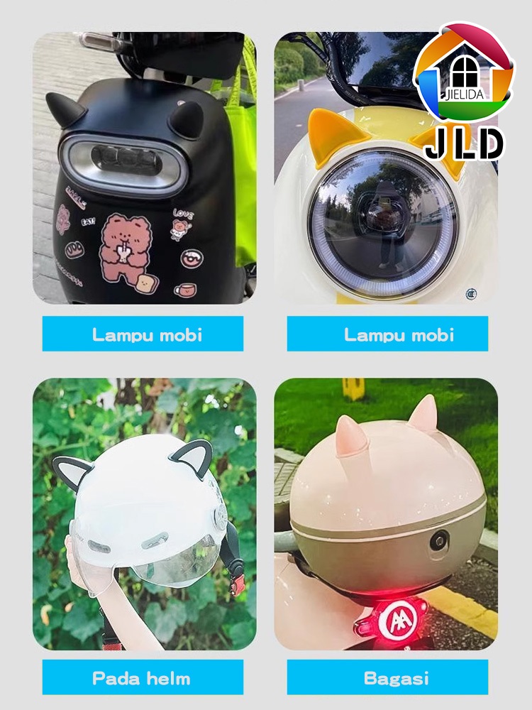 Jual JIELIDA ACCESSORIES HELM KUPING KUCING HELMET CAT BIKER NYAMAN DAN ...