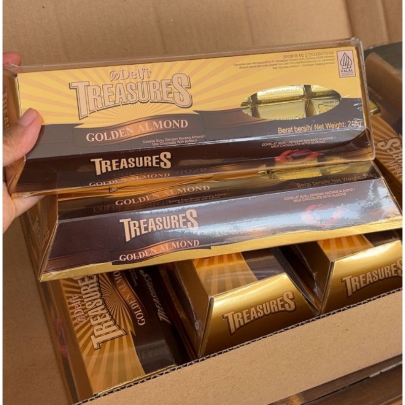 Jual delfi treasure almond piramid | Shopee Indonesia