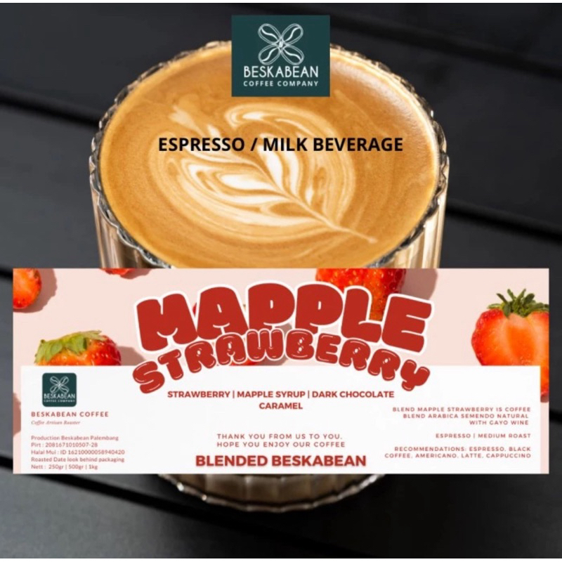 Jual kopi Espresso Fruity Mapple Strawberry | Beskabean | Blend ...