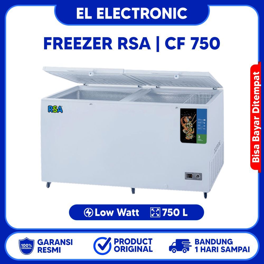 Jual CHEST FREEZER RSA CF 750 GARANSI RESMI | Shopee Indonesia