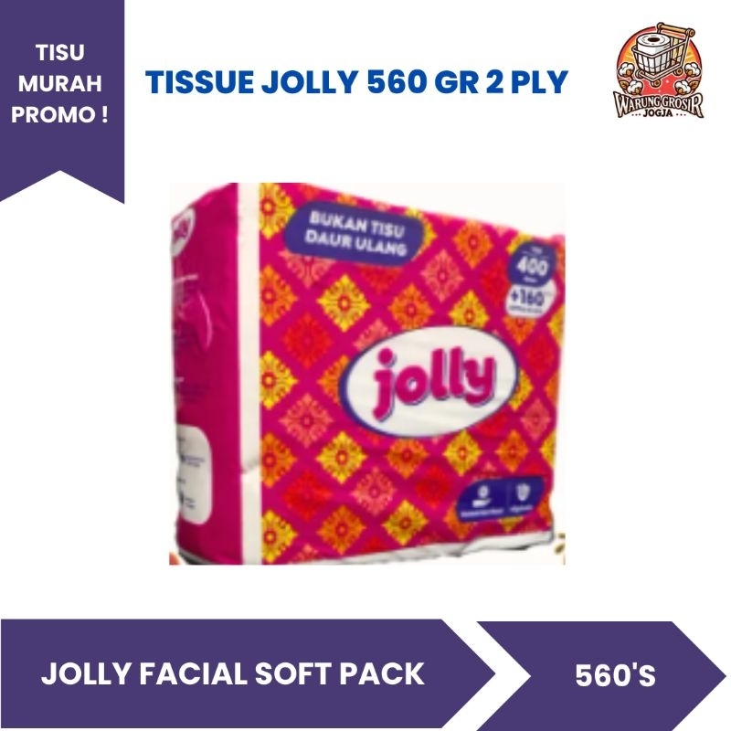 Jual Tisu JOLLY 560 gram 2 ply Tissue JOLLY KILOAN Tisue MURAH PROMO ...