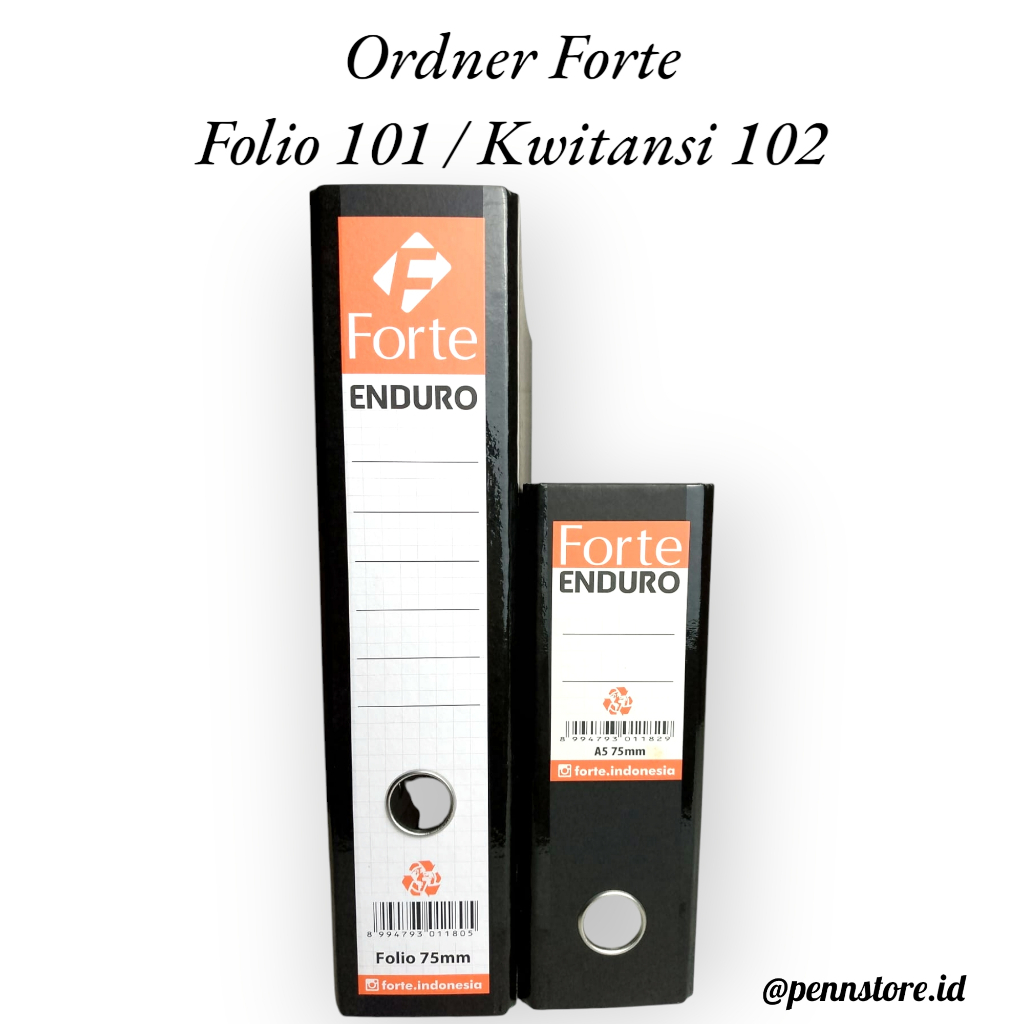Jual (pcs) Ordner Forte Folio 101 / Kwitansi 102 - Berkualitas untuk ...