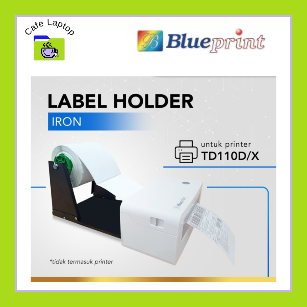 Jual Blueprint Label Holder Besi For Printer TD110D | Shopee Indonesia