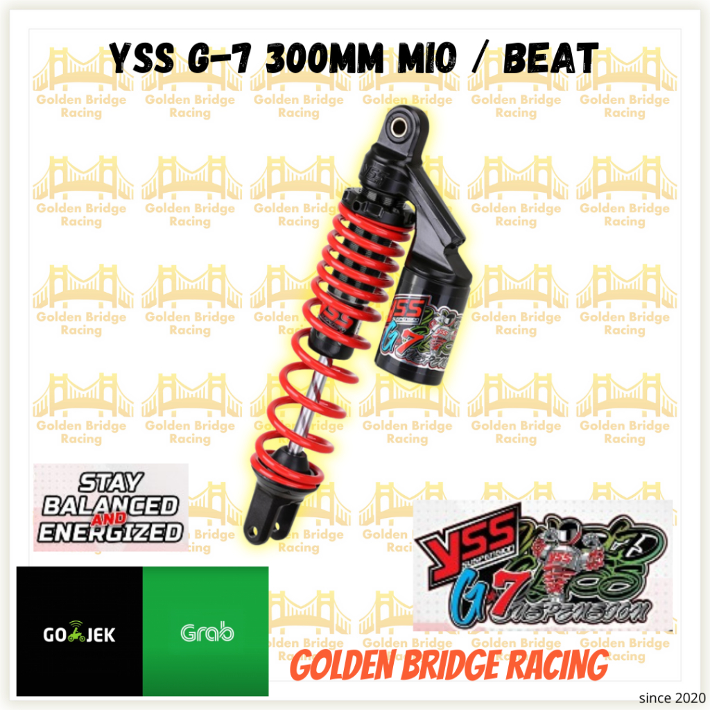 Jual SHOCKBREAKER YSS G7 SERIES 300 MM MIO | Shopee Indonesia