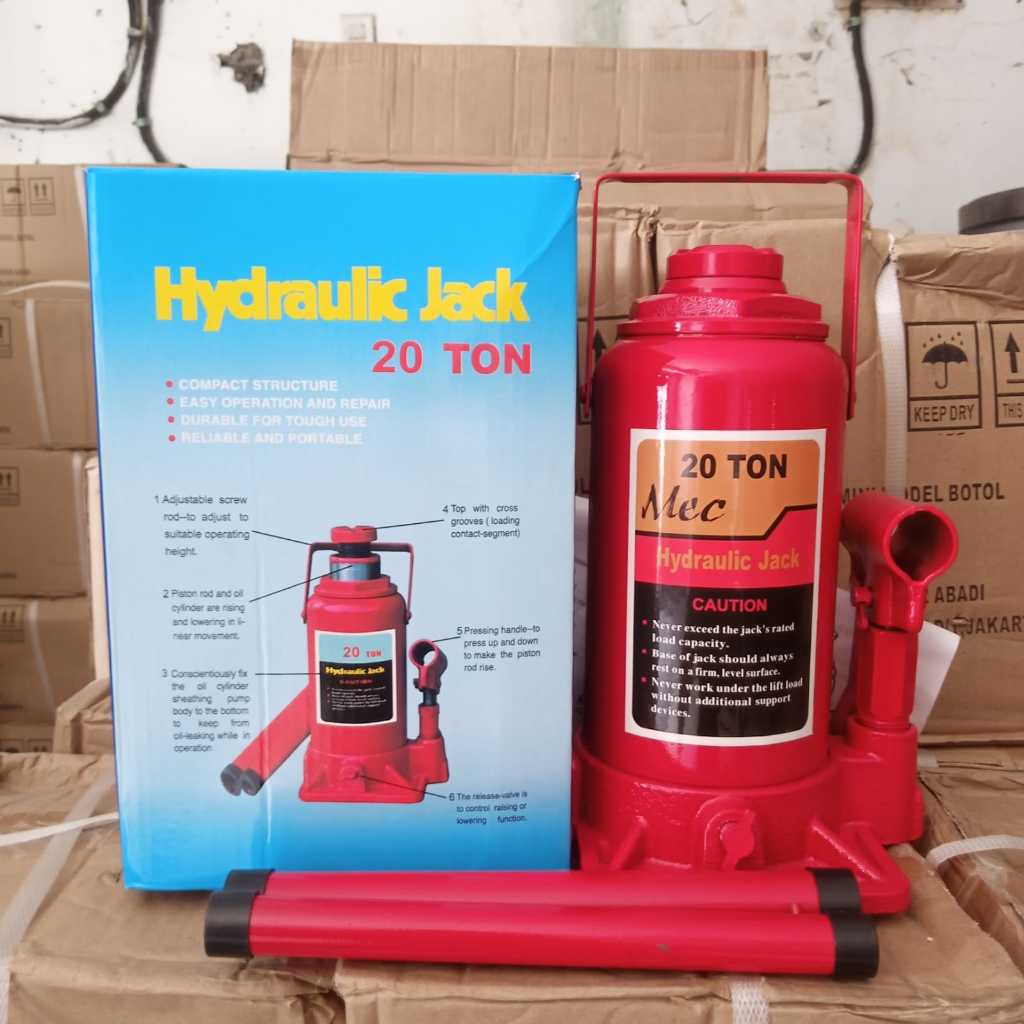 Jual DONGKRAK BOTOL HYDRAULIC JACK 20 TON | Shopee Indonesia