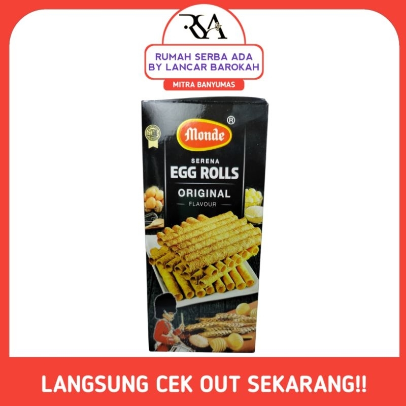 Jual Monde Egg Rolls Original Flavour 168 gram | Shopee Indonesia