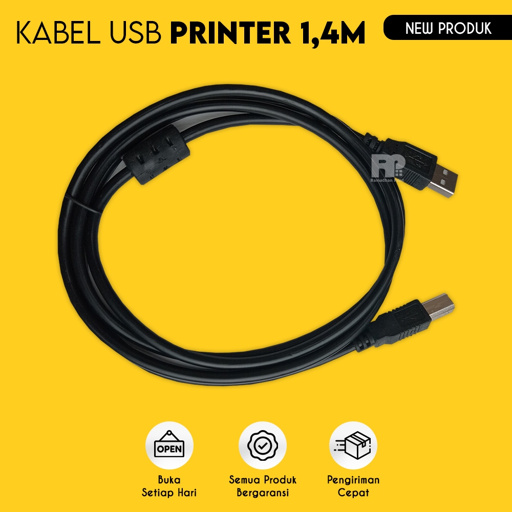 Jual KABEL USB 2.0 PRINTER KABEL PRINTER NEW PREMIUM QUALITY | Shopee ...