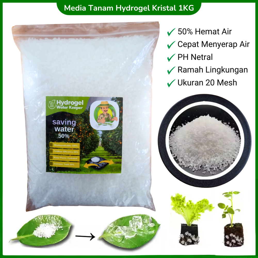 Jual Hydrogel Super Kristal Media Tanam Hidrogel 1 KG | Shopee Indonesia