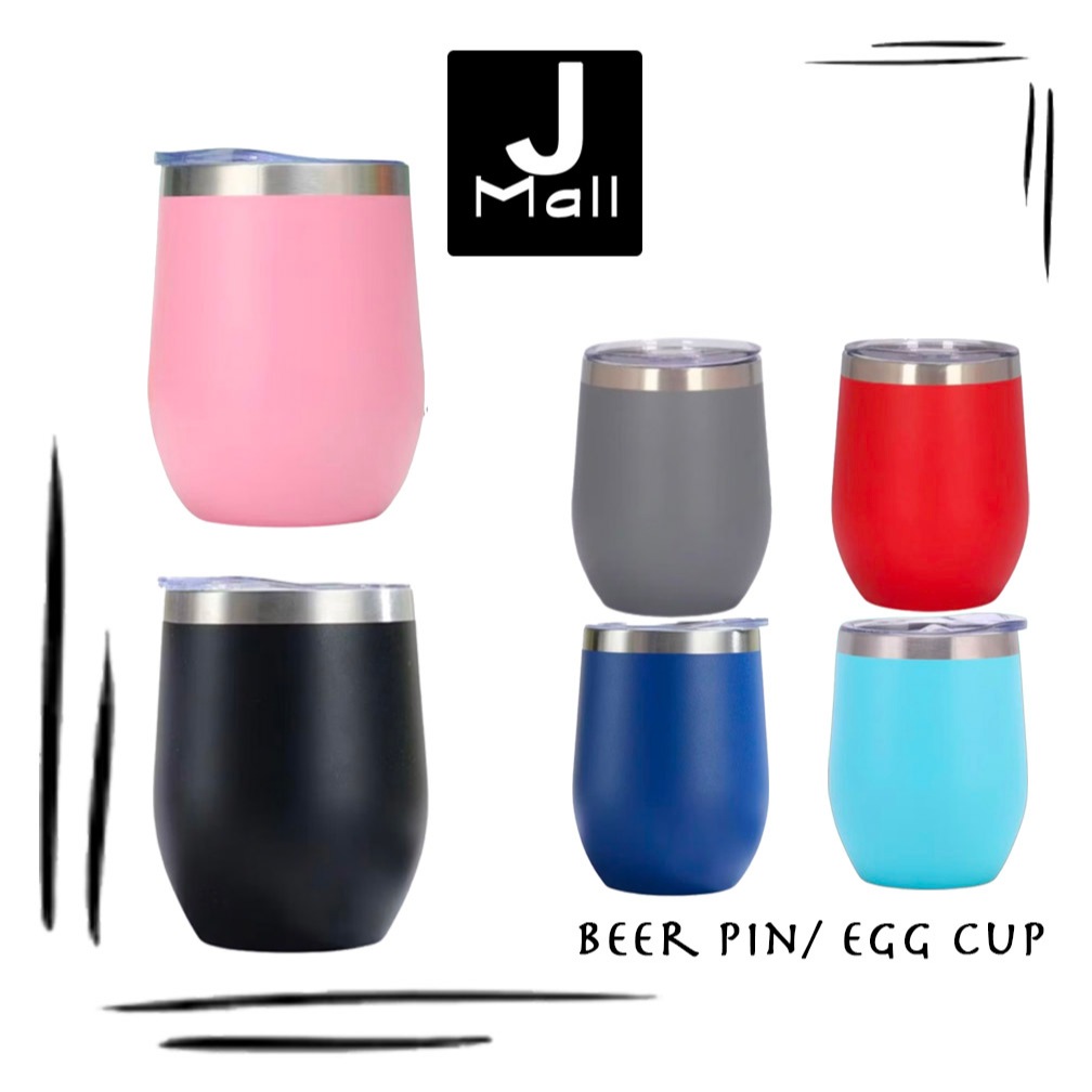 Jual (Jmall) MUG TELUR EGG - Mug kopi 350ml bulat stainless Vacuum ...