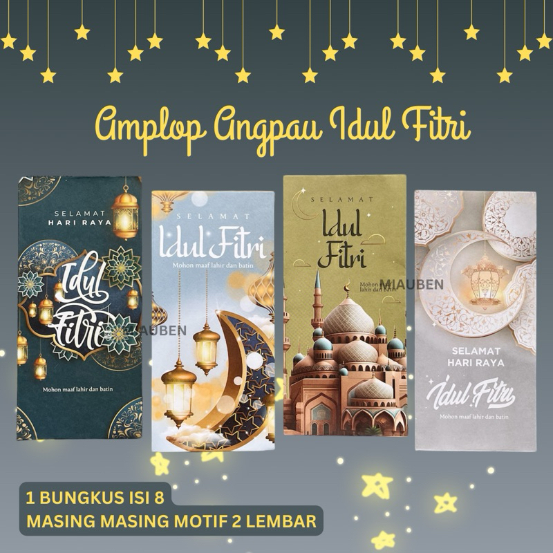 Jual angpao idul fitri amplop lebaran isi 8 | Shopee Indonesia