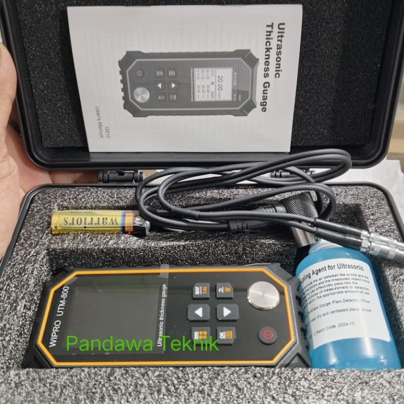Jual Ultrasonic thickness meter alat ukur ketebalan logam, kaca ...