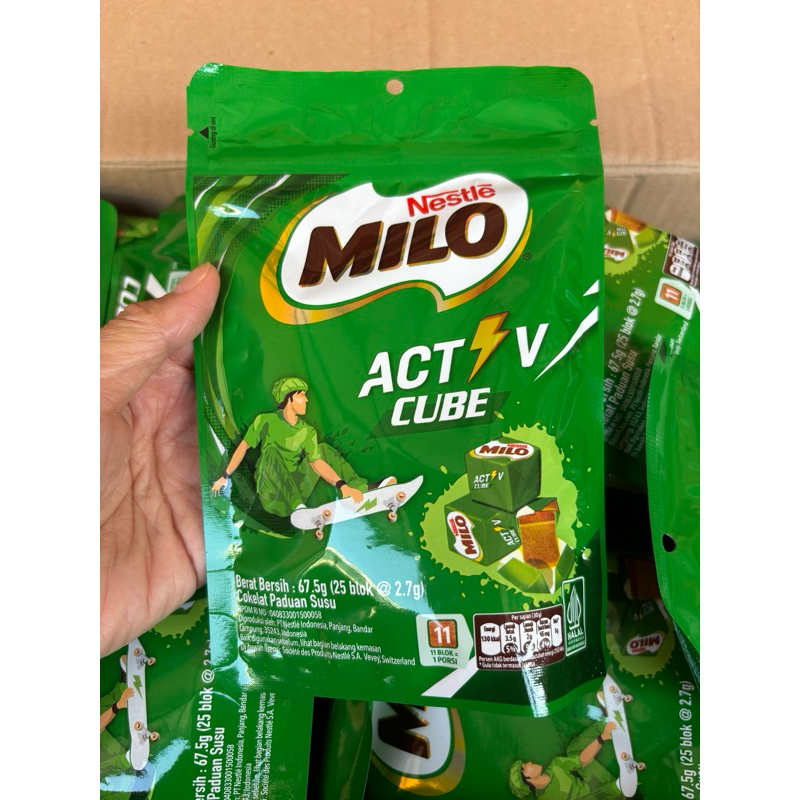 Jual agen distributor makanan ringan nestle milo active cube pouch ...