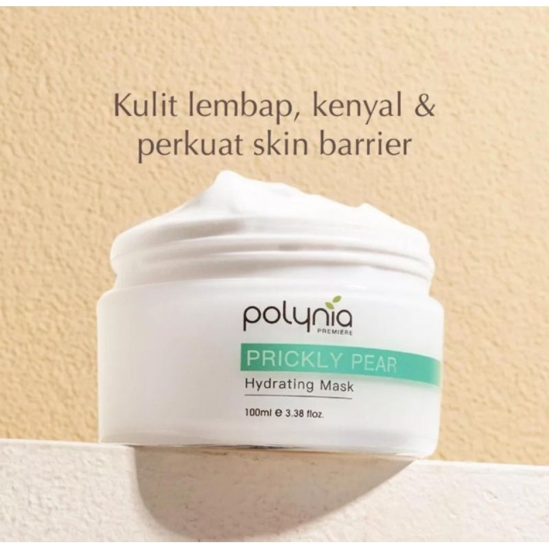 Jual POLYNIA Prickly Pear Hydrating Face Mask | Memperkuat Skin Barrier ...