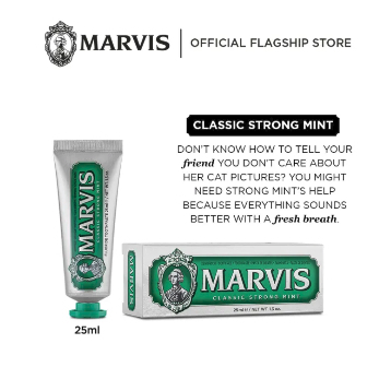 Jual Marvis Classic Collection Mint Toothpaste 25ml Travel Size ...