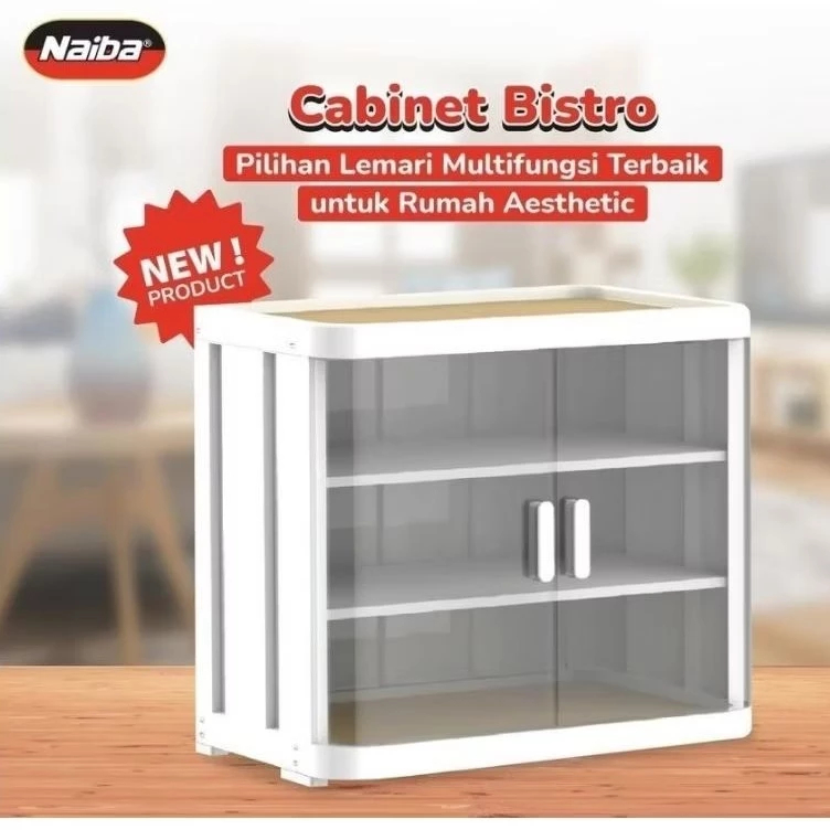 Jual Food Cabinet Bistro Naiba Premium/Rak Penyimpanan Plastik ...