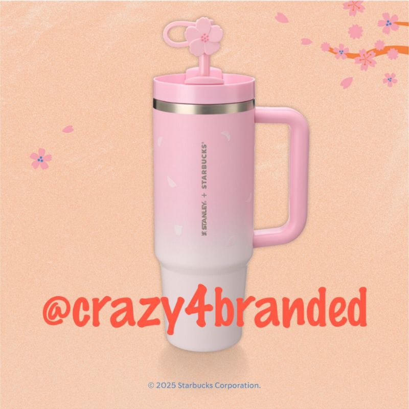 Jual Starbucks × Stanley Spring 2025 Cherry Blossom Gradient Quencher ...