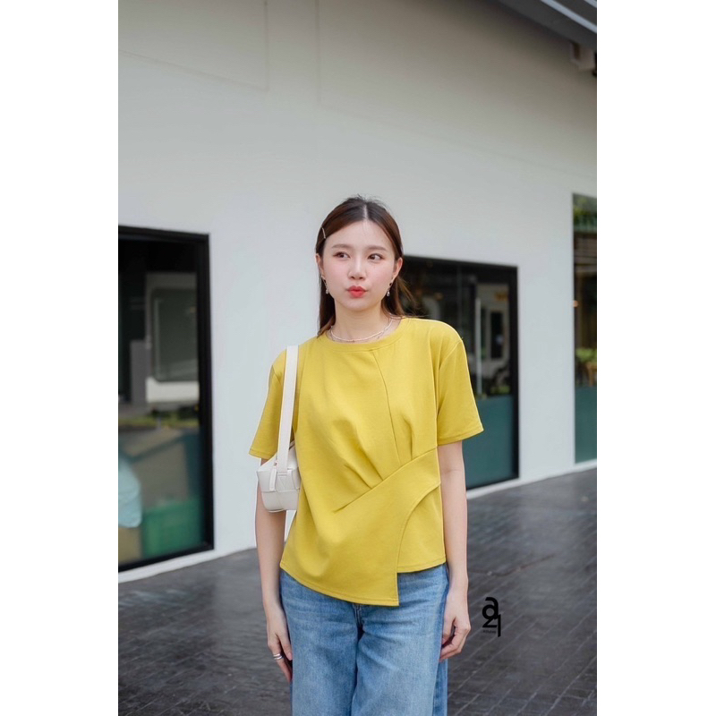 Jual A21 CHOM SIDE FLAP COTTON OVERSIZE TOP AF217 READY STOCK BANGKOK ...
