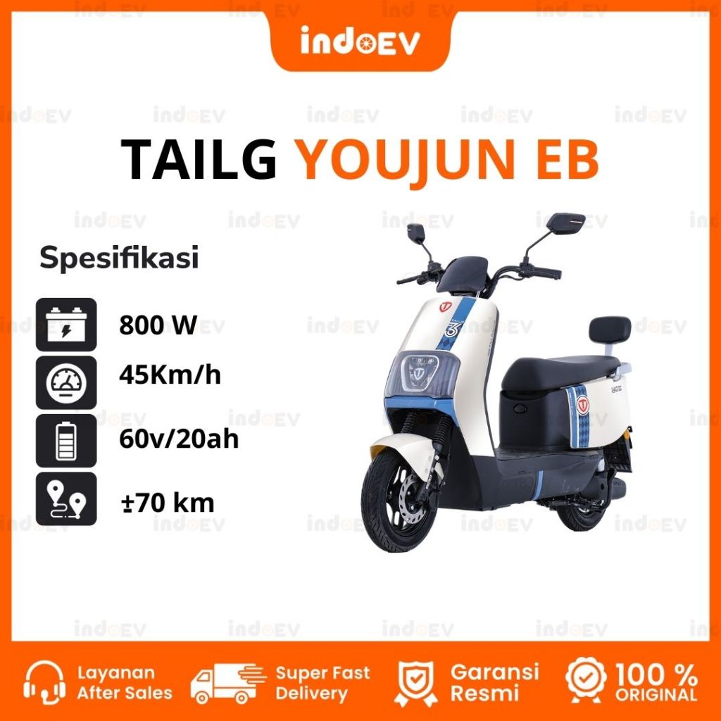 Jual TAILG Sepeda Listrik Youjun EB 60v20ah 800w | Shopee Indonesia