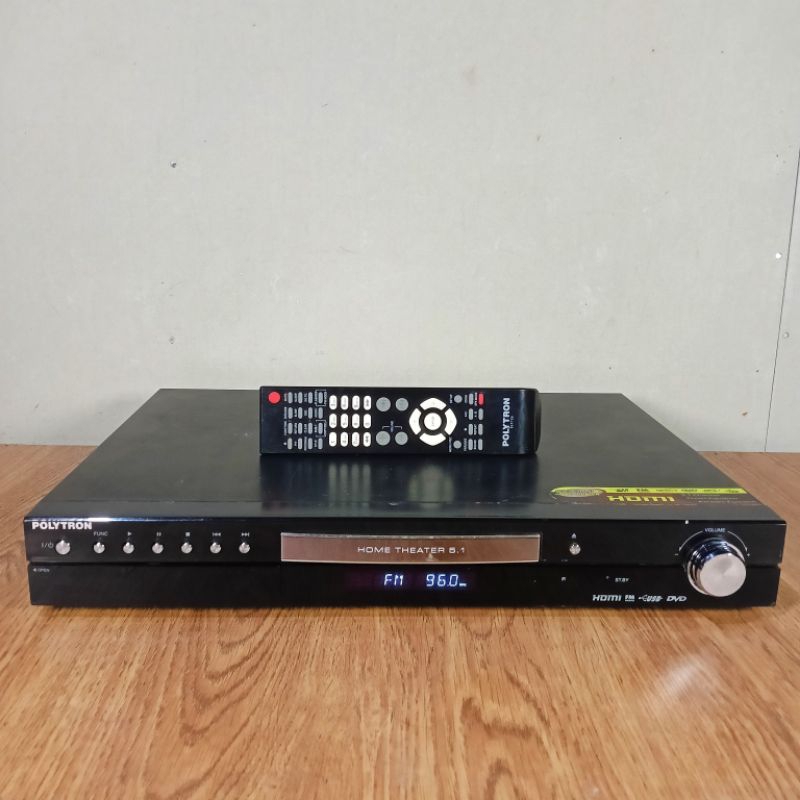 Jual Ampli DVD home theater Polytron PHT920S bekas normal | Shopee ...