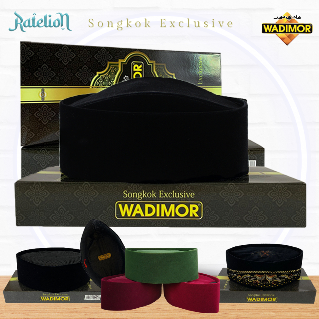 Jual Kopiah WADIMOR AC, SUSUN, Bordir, Warna Tinggi 9 ORIGINAL Songkok ...