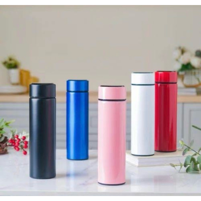 Jual Kode Btl - Botol Termos Vacum Stainless Merah Polos Life Modern ...