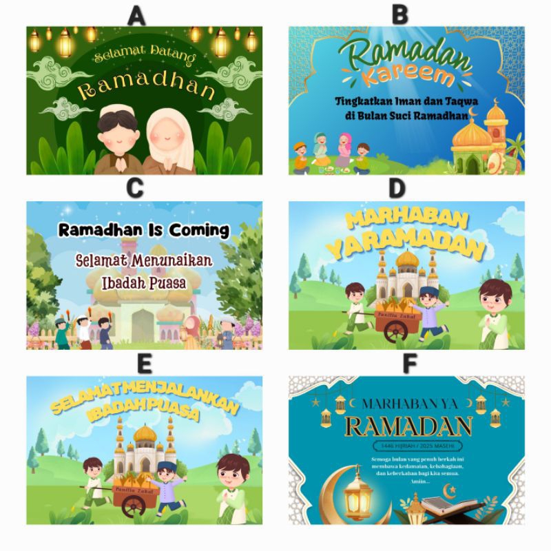 Jual POSTER PAWAI PAPAN PAWAI RAMADHAN BACA DESKRIPSI[UK:30X20 ...