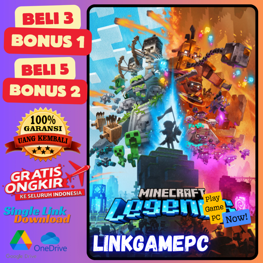 Jual Minecraft Legends Game PC dan Laptop - Download Single Link ...