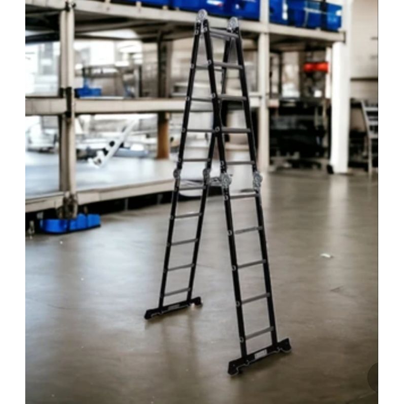 Jual Azko Krisbow Tangga Aluminium 5 Mtr Multifungsi 4x5 Step | Shopee ...