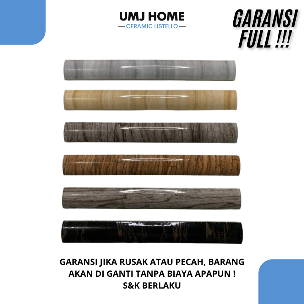 Jual [GARANSI FULL] Lis Keramik Kuku Macan Keramik Motif Urat Kayu ...