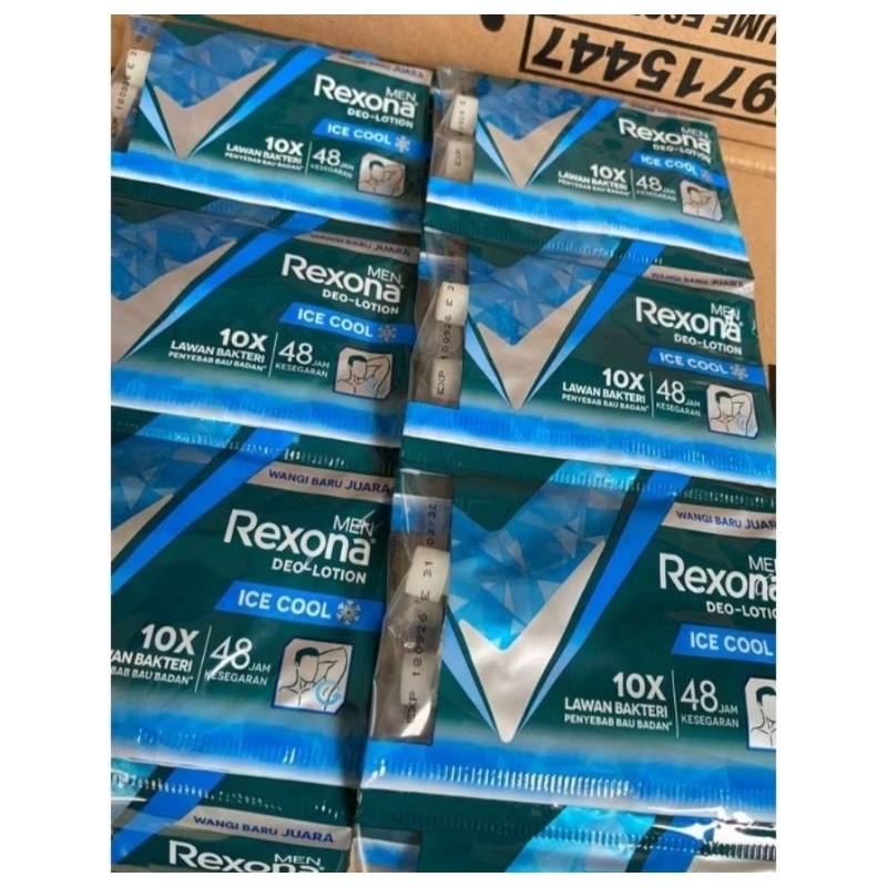 Jual Rexona Men deodorant ice cool sachet isi 12 Pcs | Shopee Indonesia