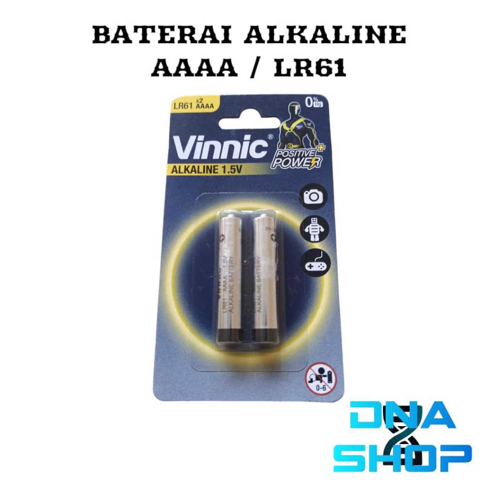 Jual Baterai AAAA A4 battery batu batre LR61 E96 vinnic alkaline ...