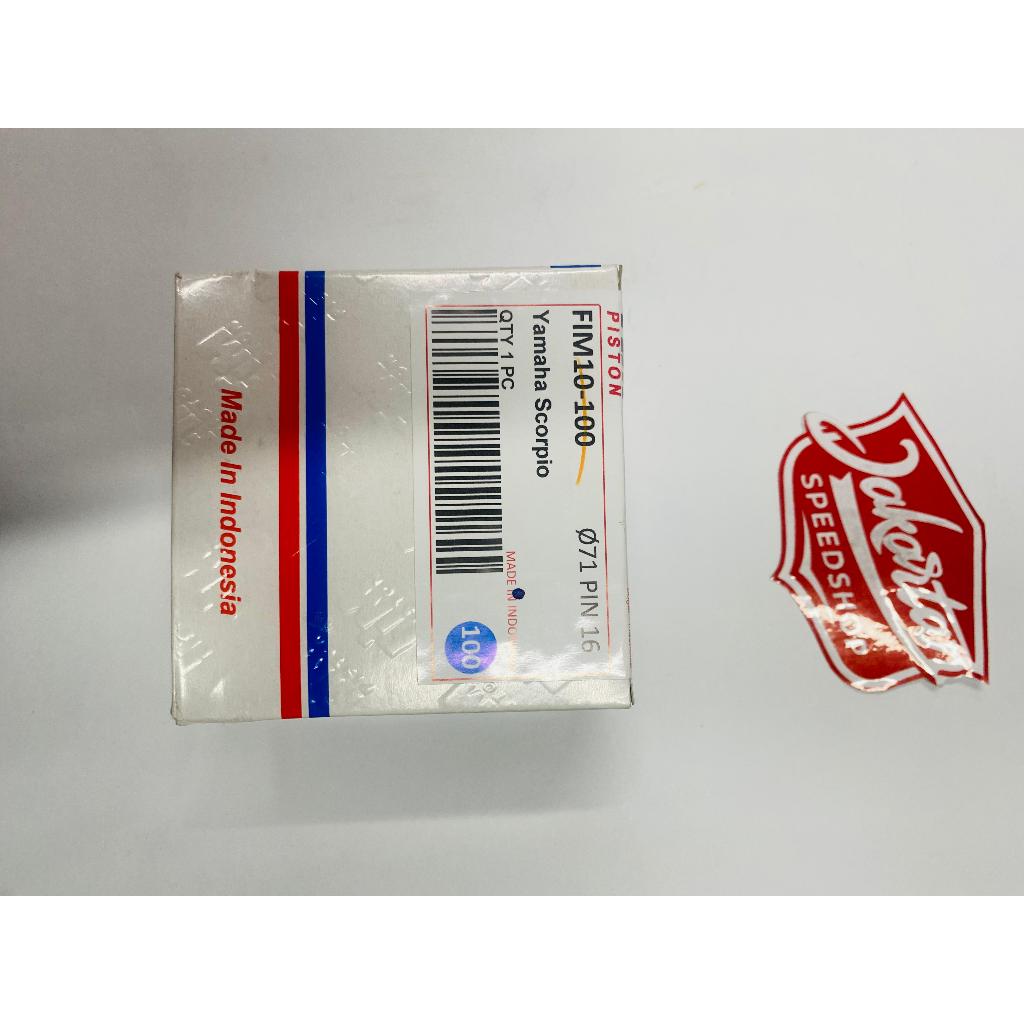 Jual Piston FIM 10 yamaha scorpio (piston only) size 70 s/d 71 | Shopee ...
