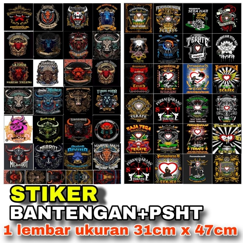 Jual STIKER BANTENGAN | STIKER MBEROT | STIKER PSHT | STIKER SOUND ...