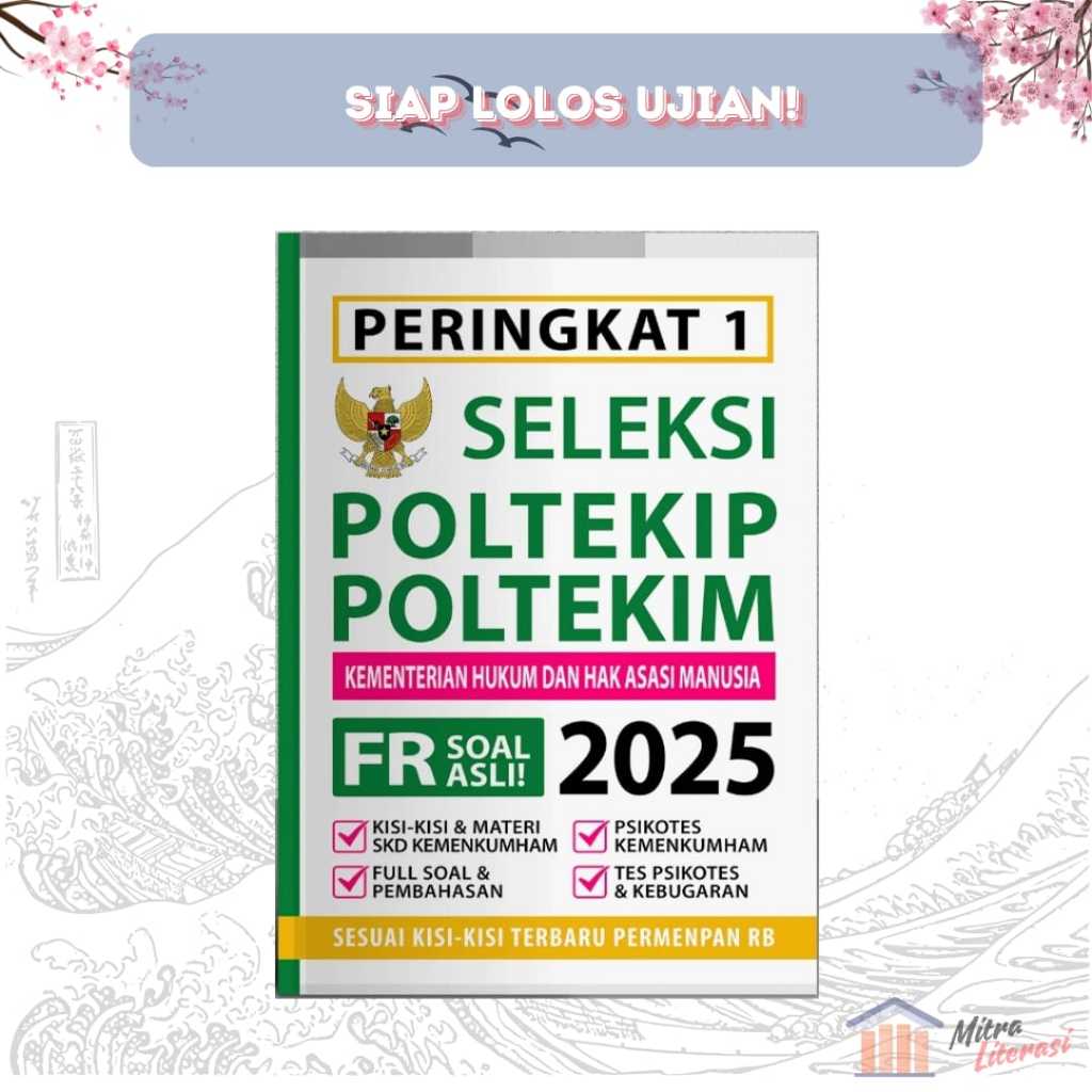 Jual Buku Peringkat 1 Sleksi KEMENKUMHAM POLTEKIP POLTEKIM 2025 - Buku ...