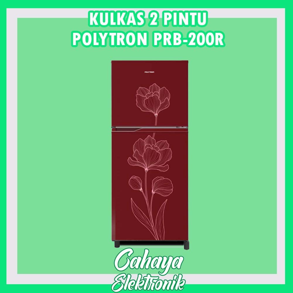 Jual KULKAS 2 PINTU POLYTRON PRB 200 R KAPASITAS 166 LITER ORIGINAL ...