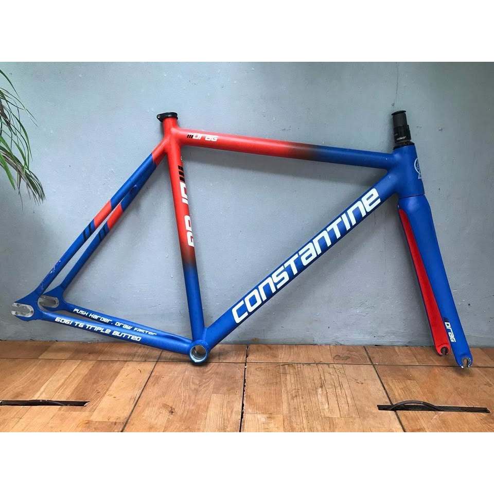 Jual Frameset Constantine Drag size 54, fork full Carbon include ...