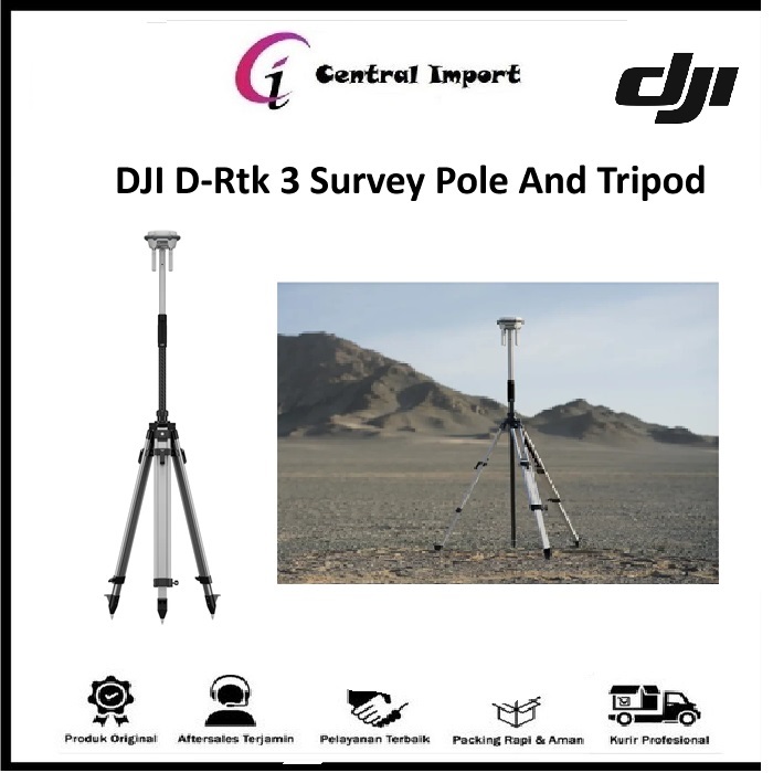 Jual DJI D-Rtk 3 Survey Pole And Tripod - D-RTK 3 Survey Tiang dan ...