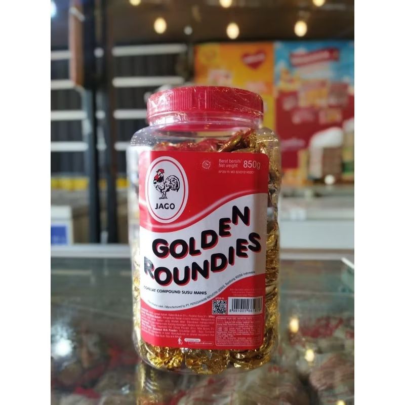 Jual Jago Golden Roundies Cokelat Coin 850g | Shopee Indonesia